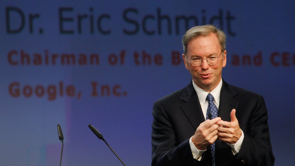 Google's Erik Schmidt Shares The Secret to a Successful Career with a ...