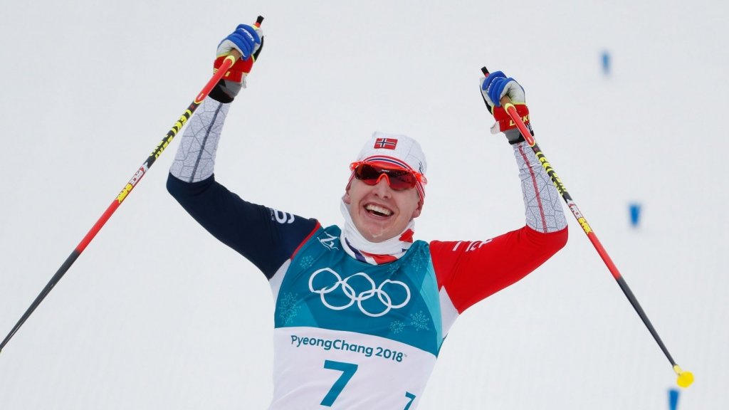 In 2 Words Skiathlete Simen Krueger Explains How He (Literally) Fell on ...