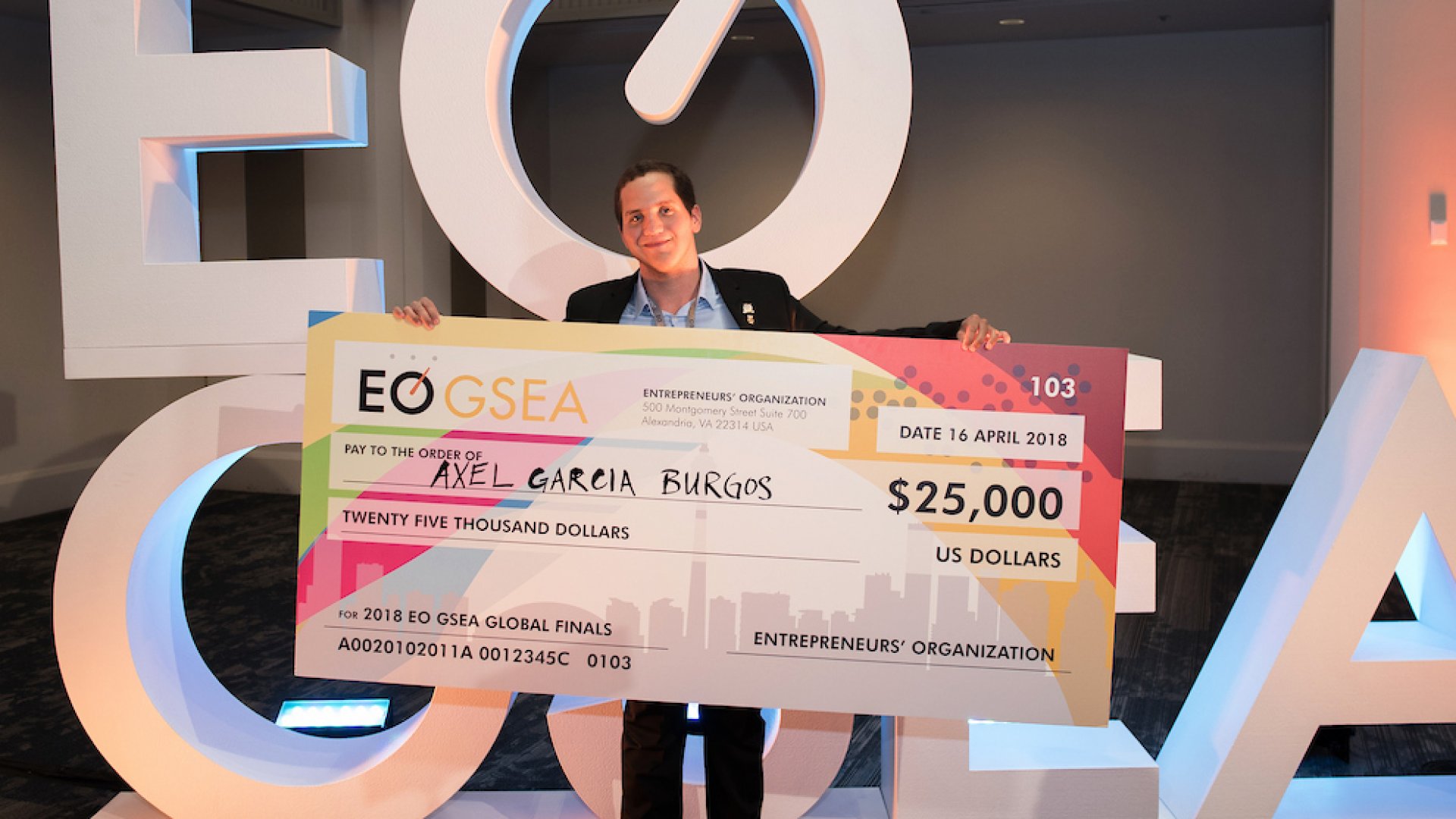 The 2018 EO GSEA Global Champion: Create Dreams, Work Hard, Give Back ...