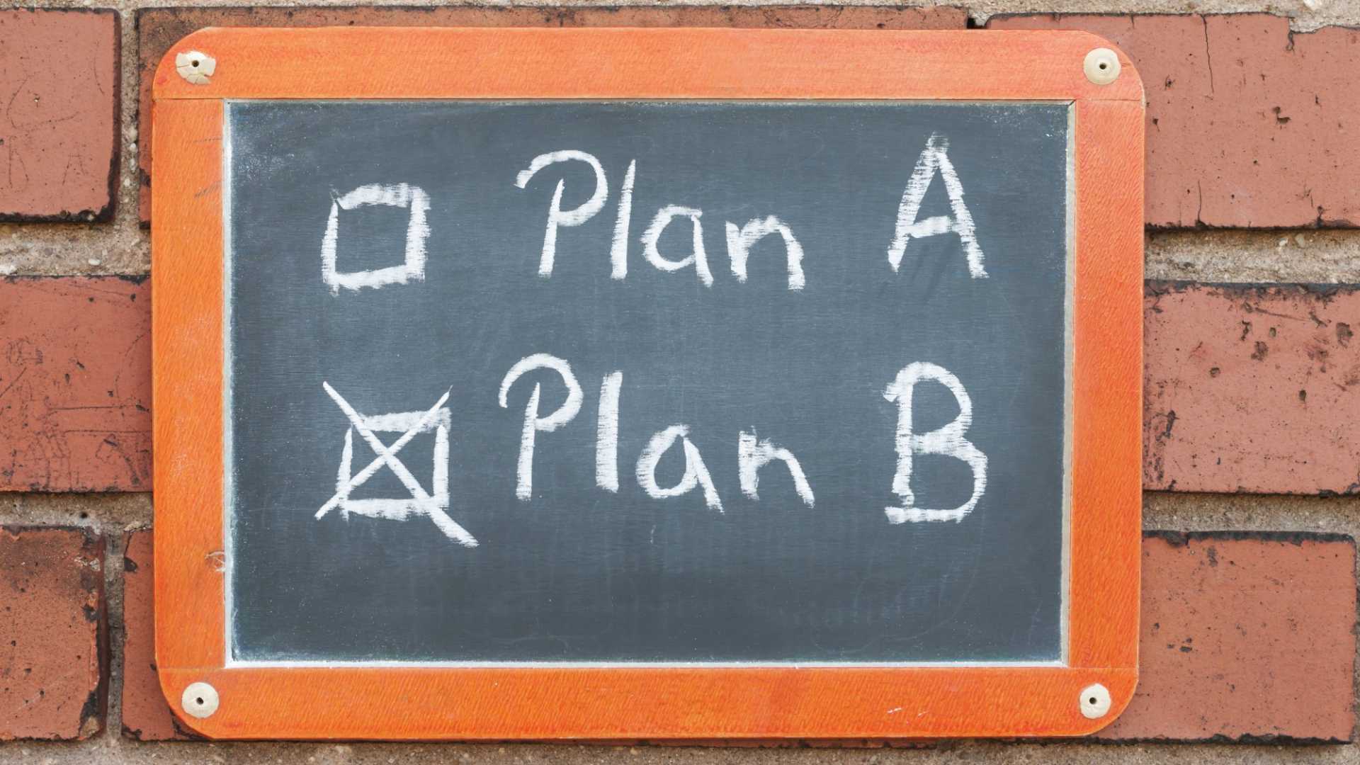 You Have a Plan B? Science Says That's a Really Bad Idea | Inc.com