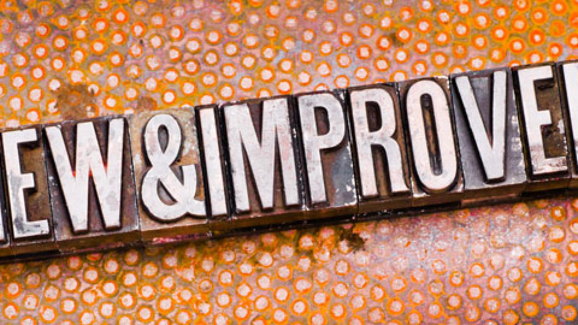 New And Improved Sign